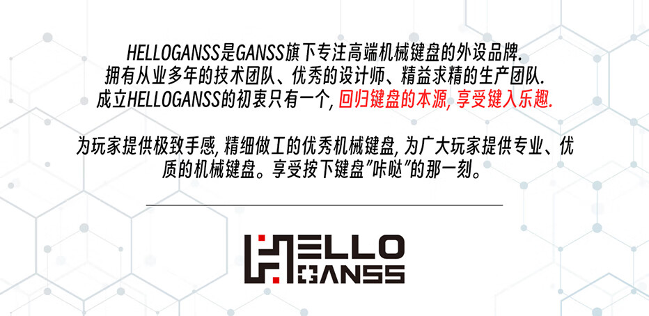 HELLO GANSS外设产品旗舰店 - 京东