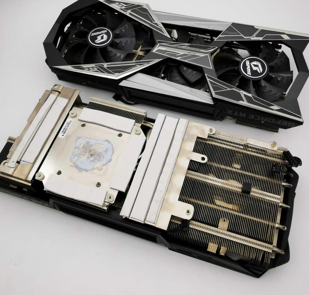 七彩虹显卡散热器风扇RTX2070/2080火神2080TI Ad OC SUPER水神 2080TI SUPER 95新带背板 无包装【图片 价格 品牌 报价】-京东