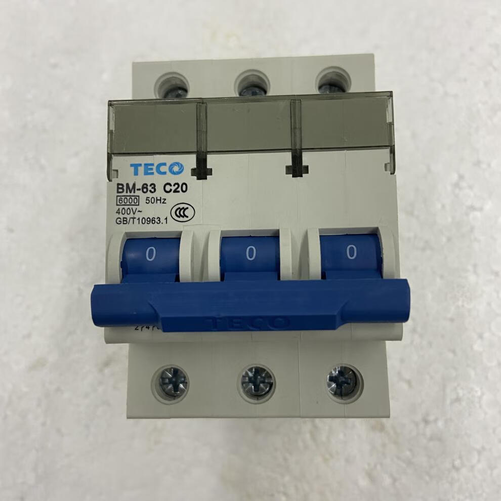 东元/台安TECO断路器BM-63 C10 C16 C20 C25 C32 C40 C50 C6 3P 63A【图片 价格 品牌 报价】-京东