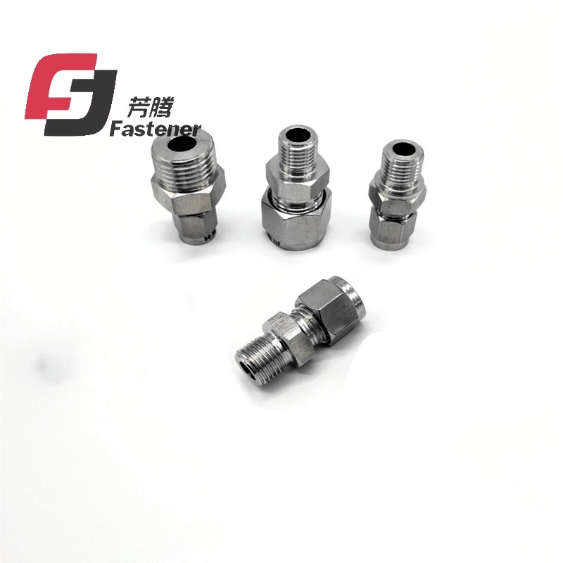 芳腾304不锈钢直通终端卡套接头NPT/ZG/G公制螺纹不锈钢单双卡套接头 ZG1/2--8mm【图片 价格 品牌 报价】-京东