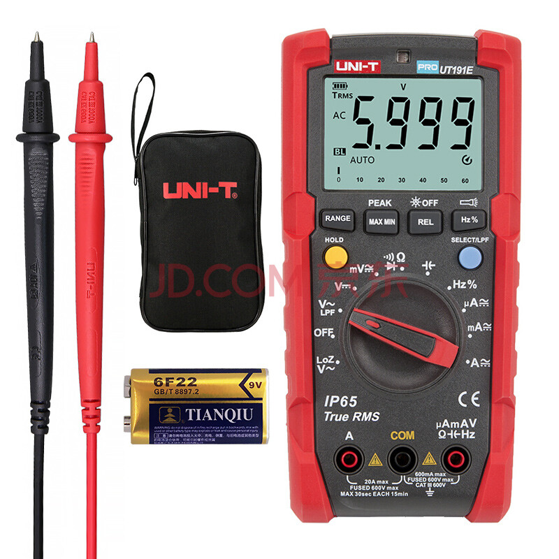 【优利德UT191E】优利德（UNI-T）UT191E 数字万用表 防水防尘防摔 万能表【行情 报价 价格 评测】-京东