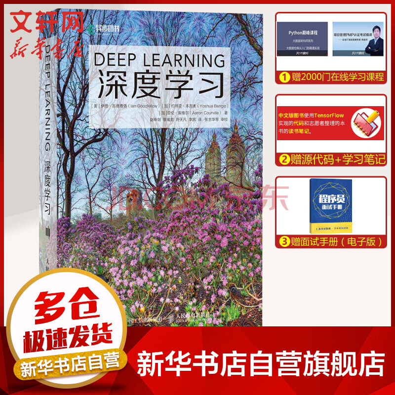 《深度学习deep Learning中文版 花书ai书籍图灵奖得主作品 神经网络框架算法机器人系统编程机器学习人工智能教程教材》【摘要 书评