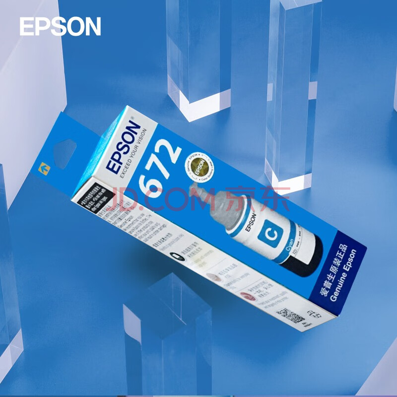 【爱普生（EPSON）T672系列】爱普生（EPSON） T6721 6721原装墨水L221/L363/L351/L565/L455 墨仓式 ...