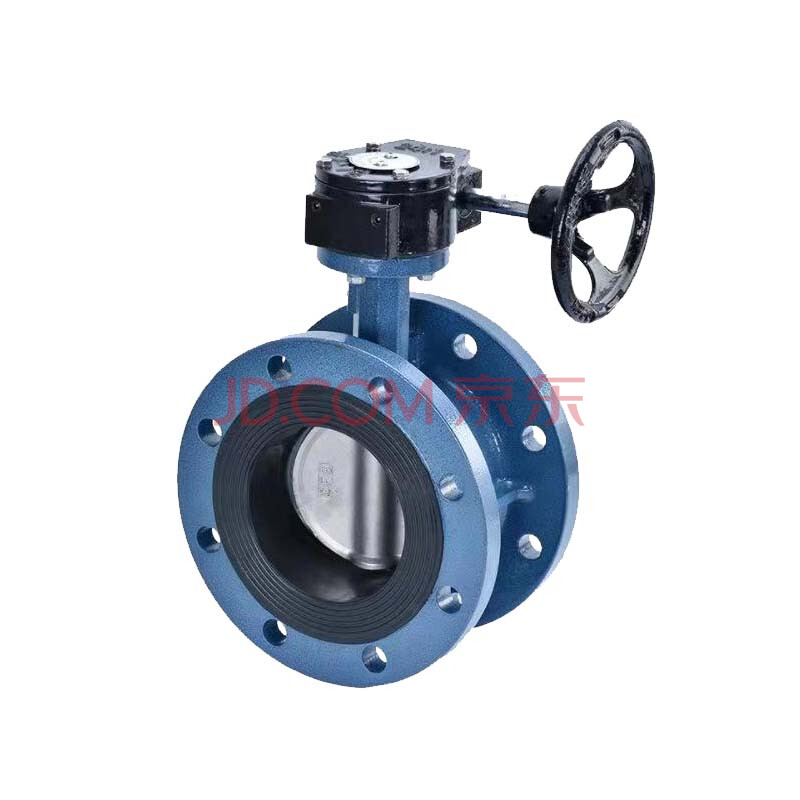 【屹选工品法兰蝶阀D341X-16】屹选工品 法兰蝶阀D341X-16 手动涡轮 软密封蝶阀DN50【行情 报价 价格 评测】-京东