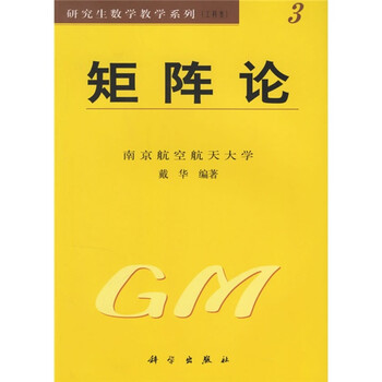 研究生数学教学系列：矩阵论（工科类）
