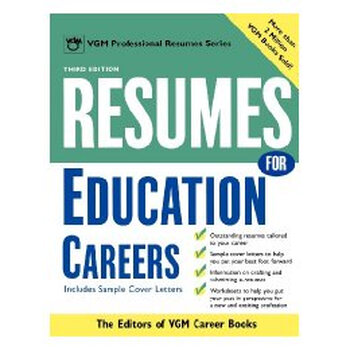 【】Resumes for Education Careers