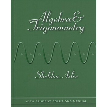 【】Algebra & Trigonometry, Firs
