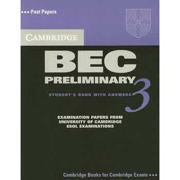 【】Cambridge BEC Preliminary 3 with