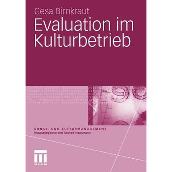 【】Evaluation Im Kulturbetrieb