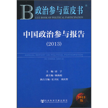 中国政治参与报告（2013）