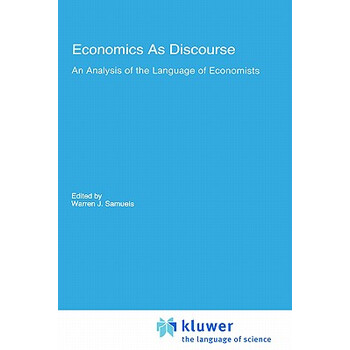 【】Economics as Discourse