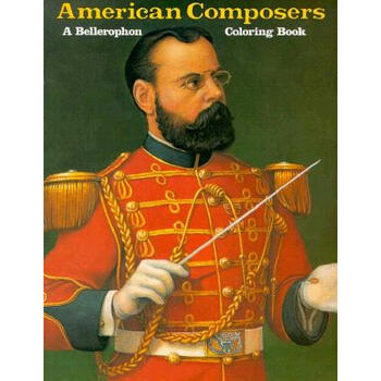 【】American Composers-Coloring Book