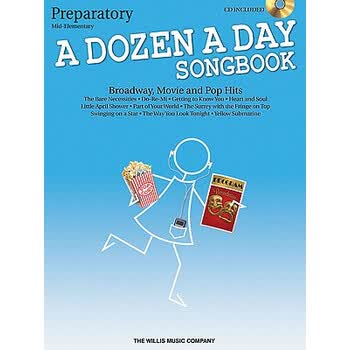 【】A Dozen a Day Songbook - Preparatory