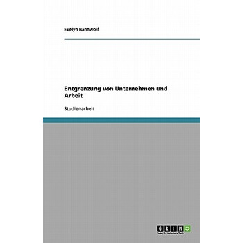 【】Entgrenzung Von Unternehmen Und