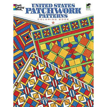United States Patchwork Patterns Coloring Book