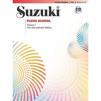 【】Suzuki Piano School, Vol 5: Book &