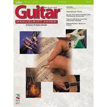 【】Guitar Magazine Manuscript Paper