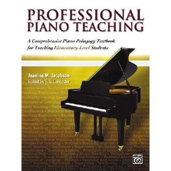 【】Professional Piano Teaching: A