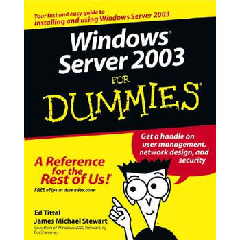 【】Windows Server 2003 For Dummies