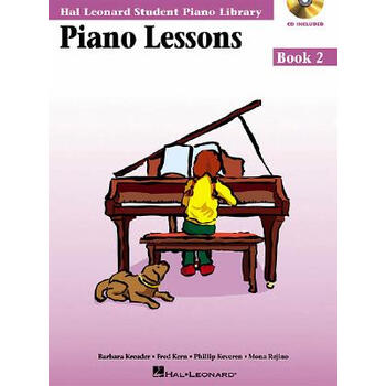 【】Piano Lessons Book 2 - Book/CD Pack: Hal