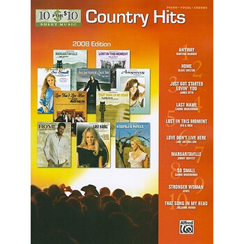【】Country Hits: Piano/Vocal/Chords