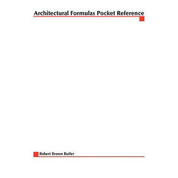 【】Architectural Formulas Pocket