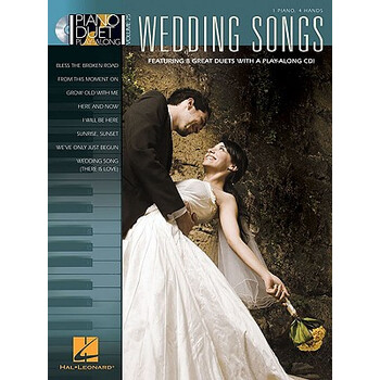 【】Wedding Songs: 1 Piano, 4 Hands [With CD