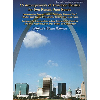 【】15 Arrangements of American Classics for