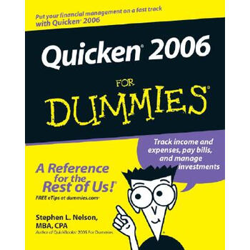 【】Quicken 2006 For Dummies
