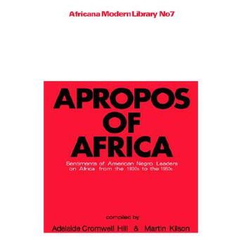 【】Apropos of Africa