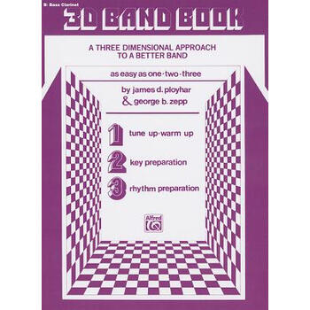 【】3D Band Book, B-Flat Bass Clarinet: A