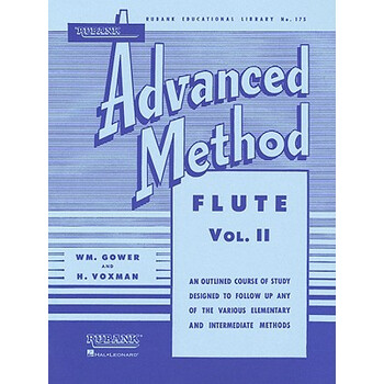 【】Rubank Advanced Method: Flute, Vol.