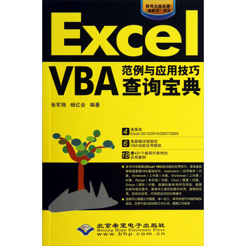 Excel VBA范例与应用技巧查询宝典（附光盘）