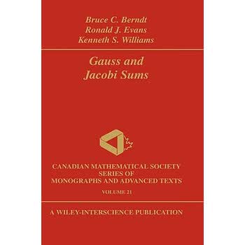 Gauss And Jacobi Sums [Wiley数学]