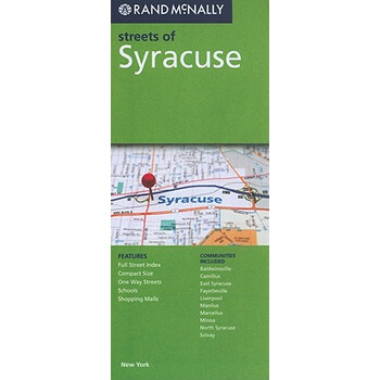 【】Rand McNally Streets of Syracuse