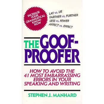 【】Goof Proofer