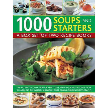 【】1000 Soups and Starters: Appetizers/500