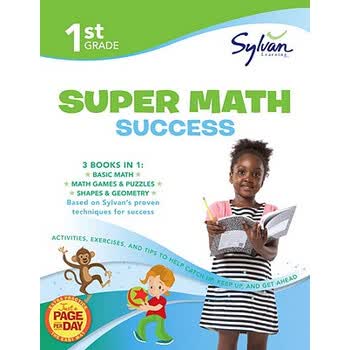 【】First Grade Super Math Success (Sylvan