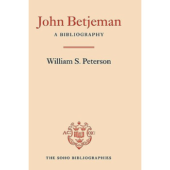 【】John Betjeman: A Bibliography