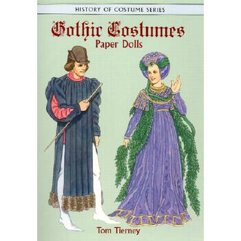 【】Gothic Costumes Paper Dolls