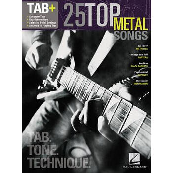 【】25 Top Metal Songs - Tab. Tone.