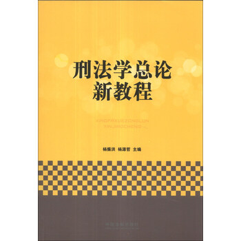 刑法学总论新教程