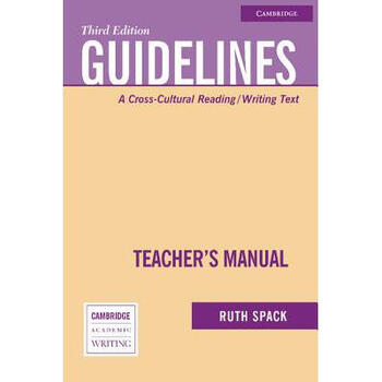 Guidelines Teacher's Manual: A Cross-Cultura...