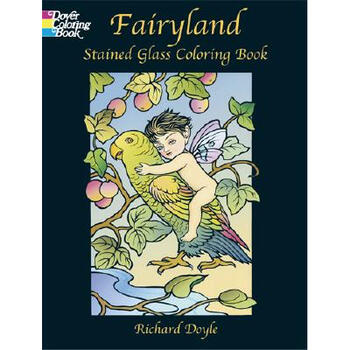 【】Fairyland Stained Glass Coloring