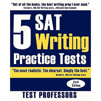 【】5 SAT Writing Practice Tests