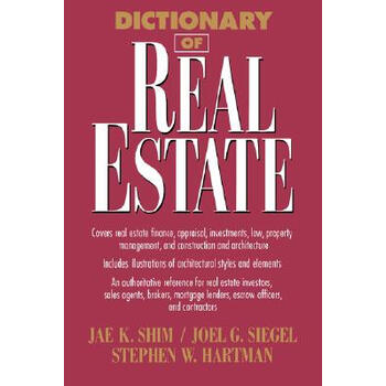 【】Dictionary Of Real Estate