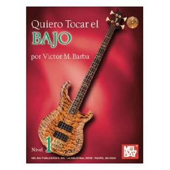 【】Quiero Tocar El Bajo Book/CD Set