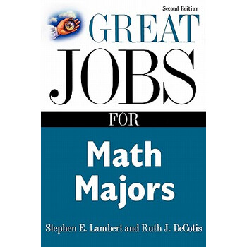 【】Great Jobs for Math Majors