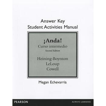 【】Sam Answer Key for Anda! Curs