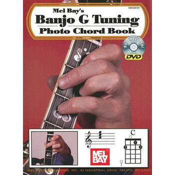 【】Banjo G Tuning Photo Chord Book [With